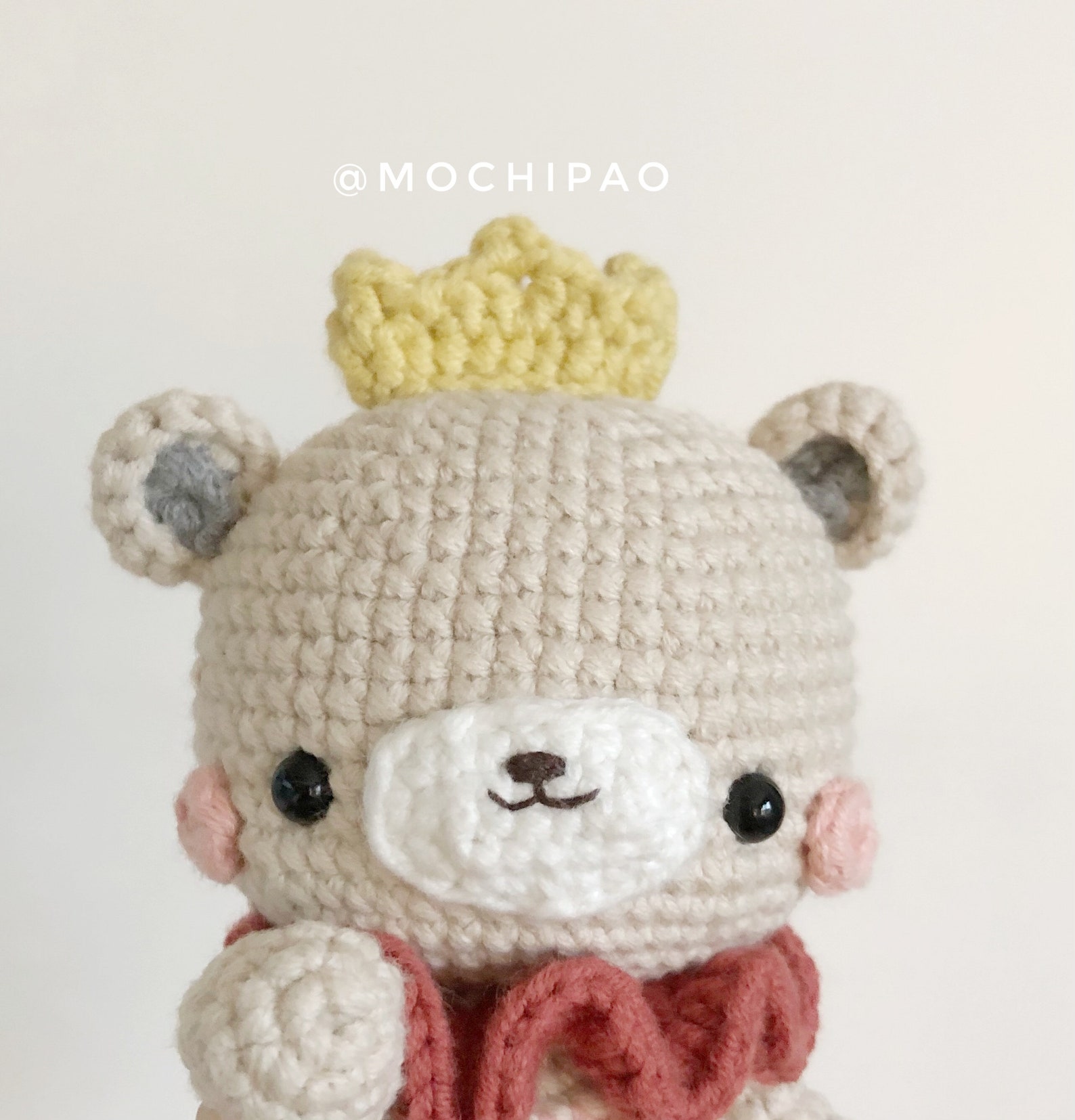 Daro the Prince Bear - Digital Amigurumi Crochet Pattern for Beginners ...