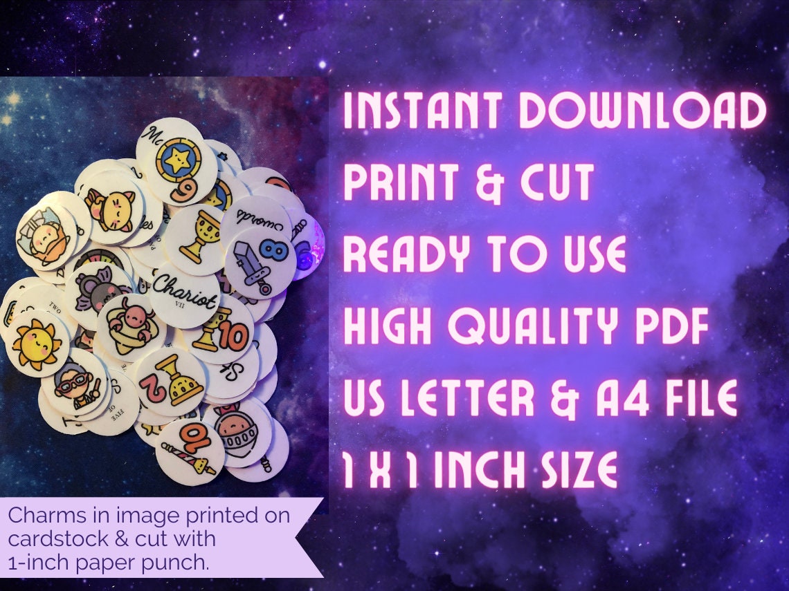 Printable Charm Divination Fortune Telling Collection 2 - Etsy