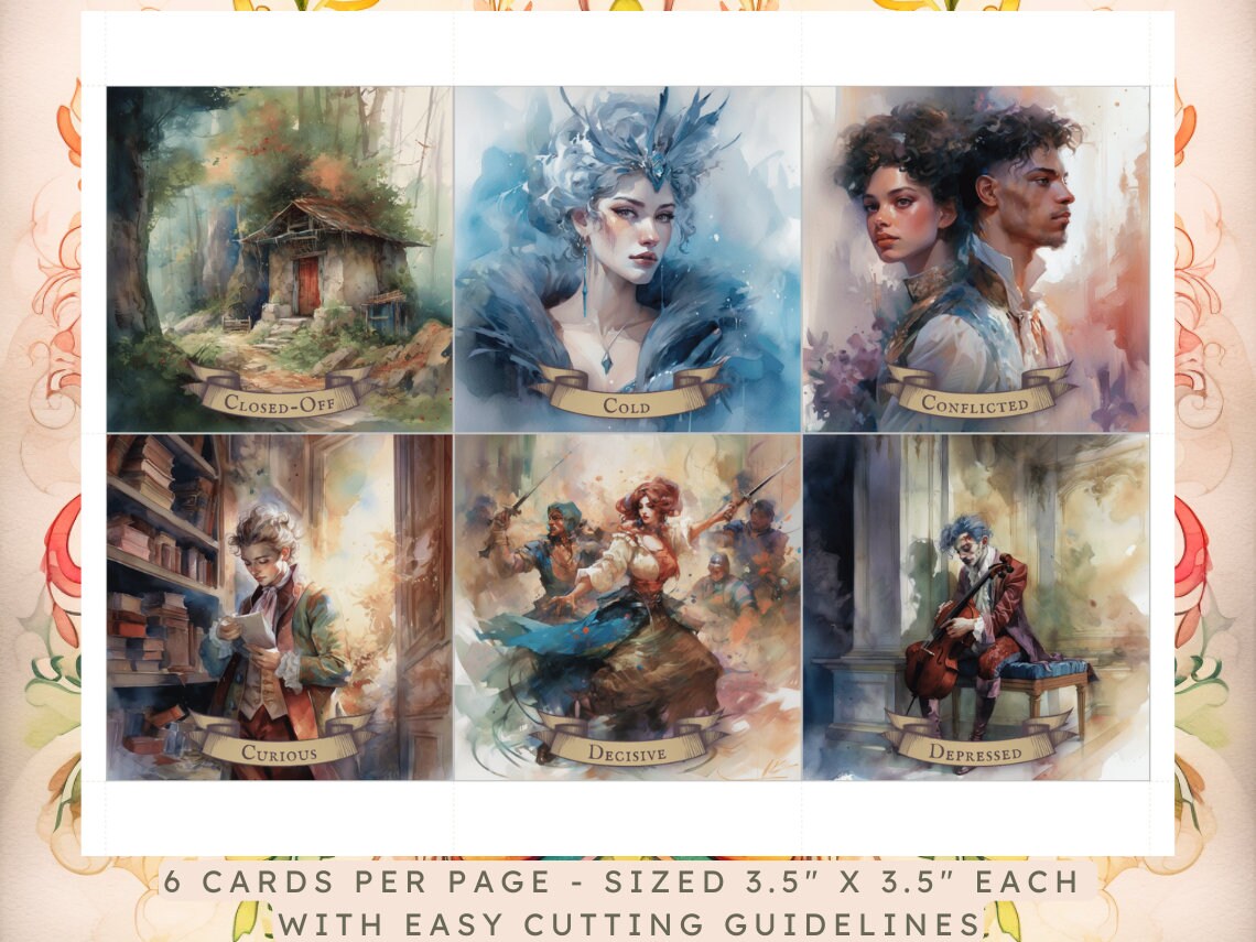 Enchanted Emotions Vol. 2 Printable Oracle Cards Find Out - Etsy