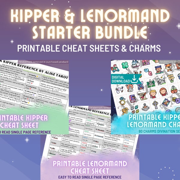 Printable Kipper Cheat Sheet - Etsy