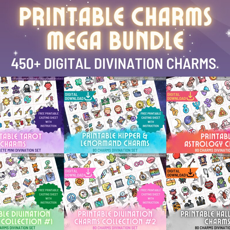 Divination Charms - Etsy