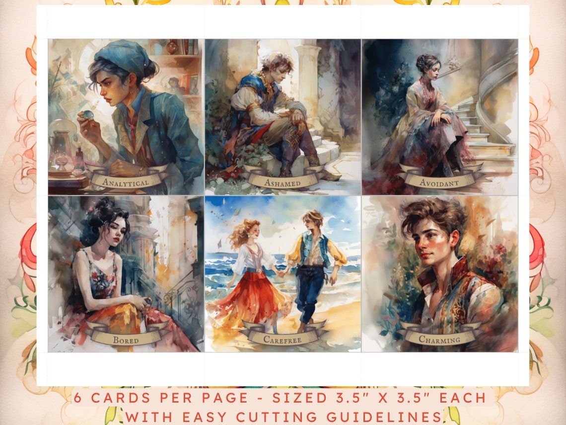 Enchanted Emotions Vol. 1 Printable Oracle Cards Find Out - Etsy