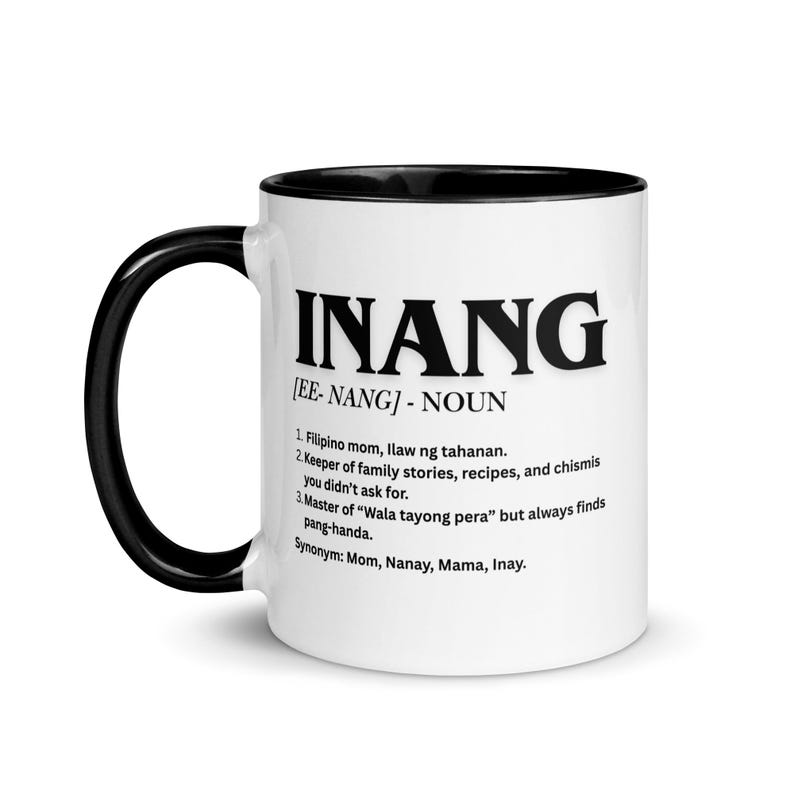 Inang Mug | Ilocano Mother Gift | Filipino Mama Coffee Cup | Pinoy Tita ...