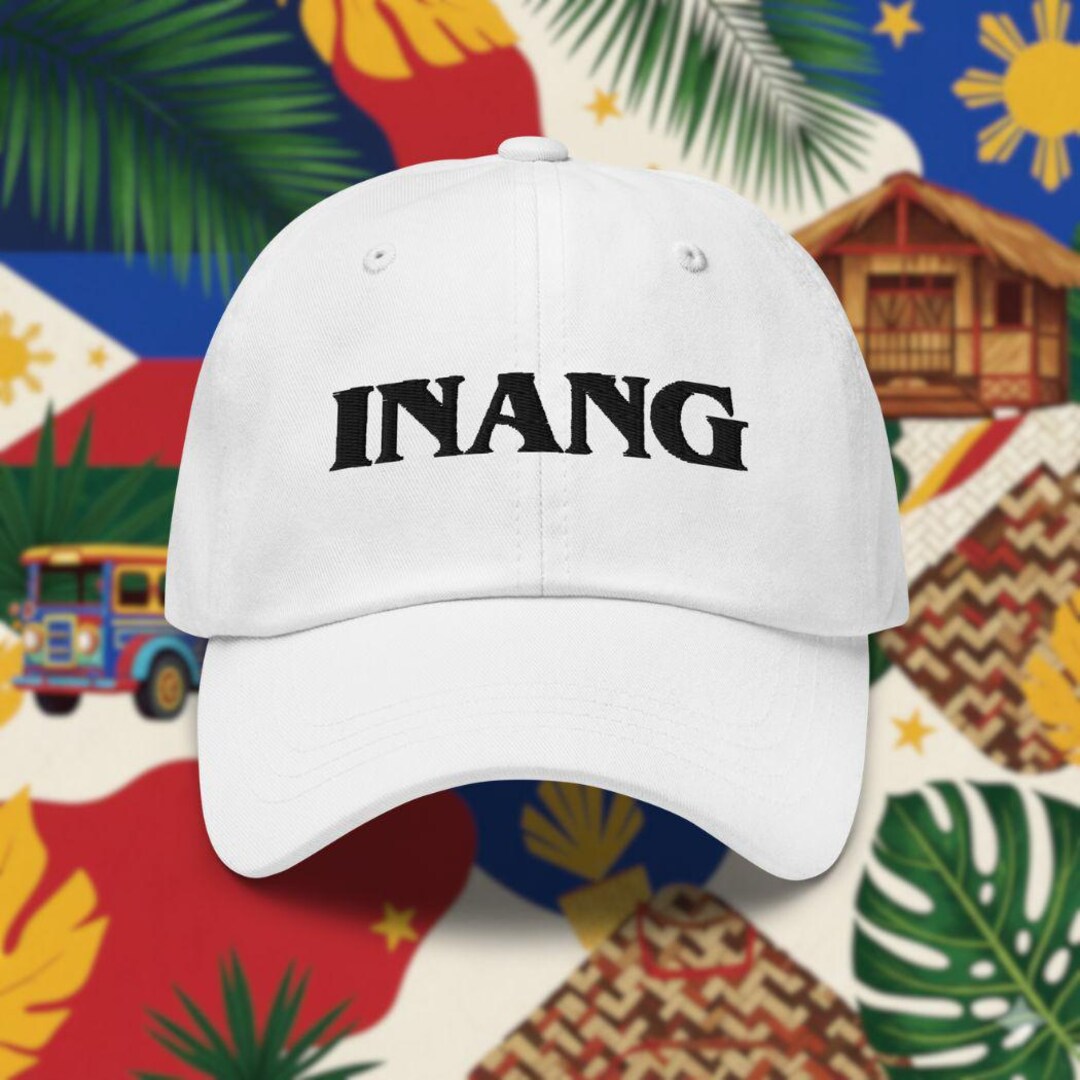 Inang Cap | Filipino Grandma Hat | Gift for Lola | Inang Embroidered ...