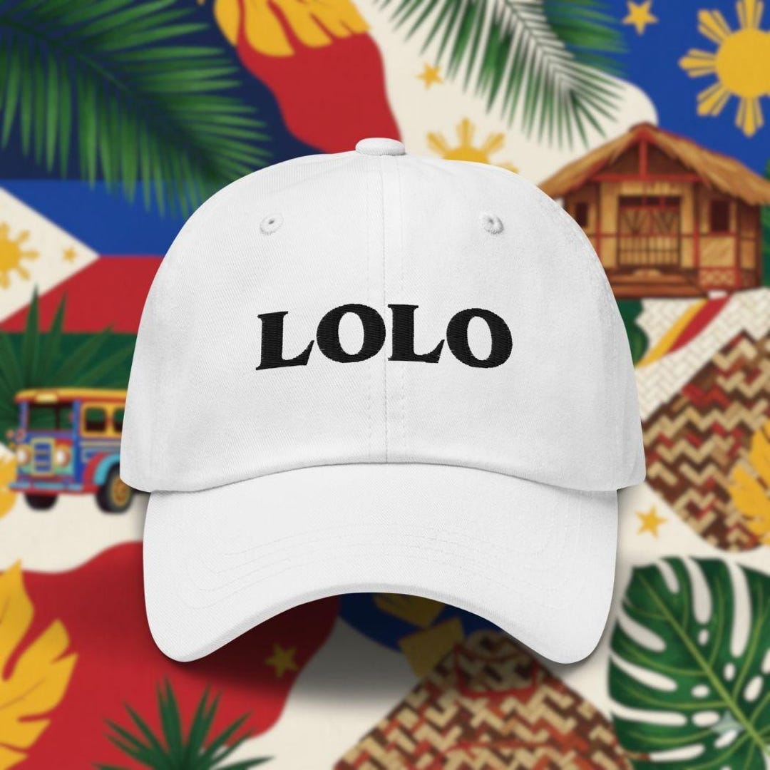 Lolo Cap | Filipino Grandfather Hat | Pinoy Tito Gift | Kababayan ...