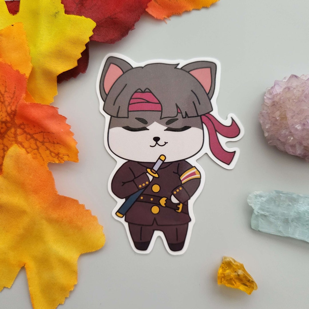 DGS Great Ace Attorney Kazuma Asougi Sticker Water Resistant Vinyl ...