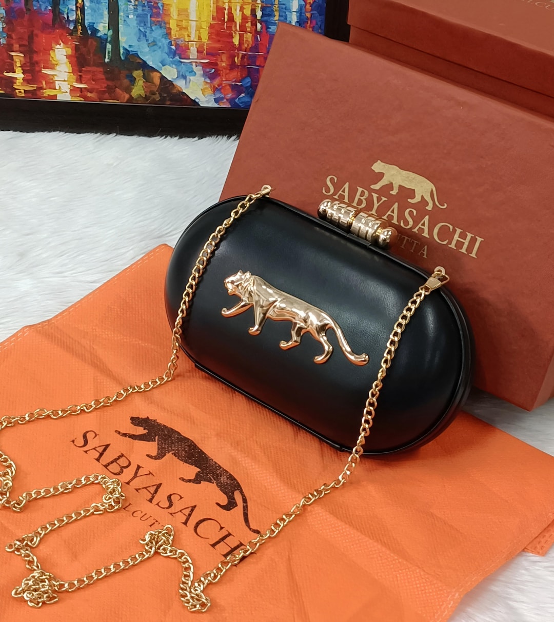 Sabyasachi Inspired Clutches,metal Box Clutch Fully Covered With Suede Subtle Clutch Purse for ...
