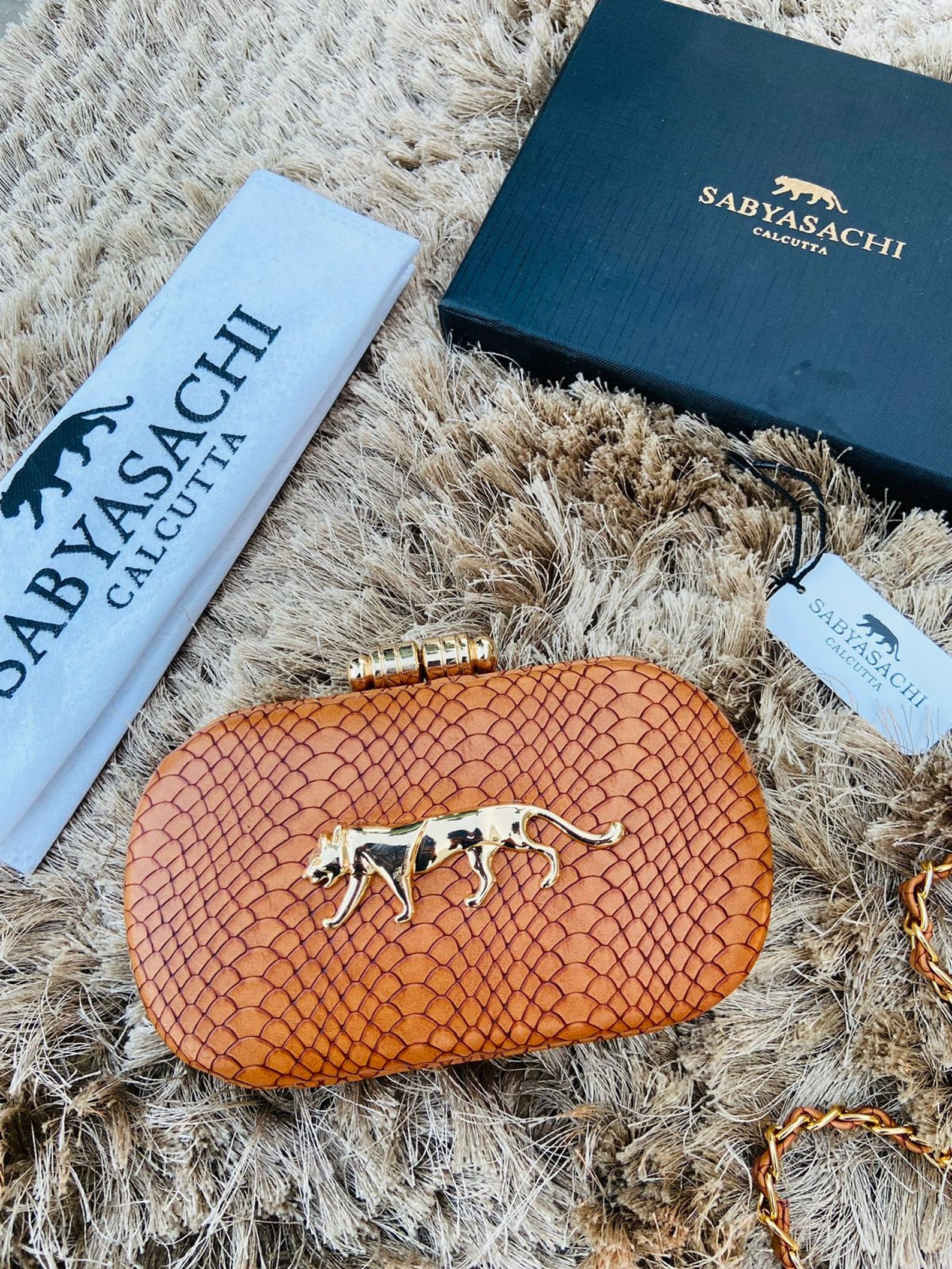 Sabyasachi Inspired Clutches,metal Box Clutch Fully Covered With Suede ...