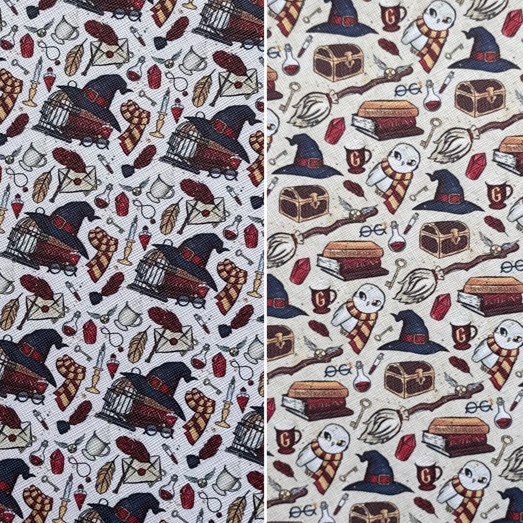 Harry Potter Faux Leather Sheets Gryffindor Faux Leather - Etsy