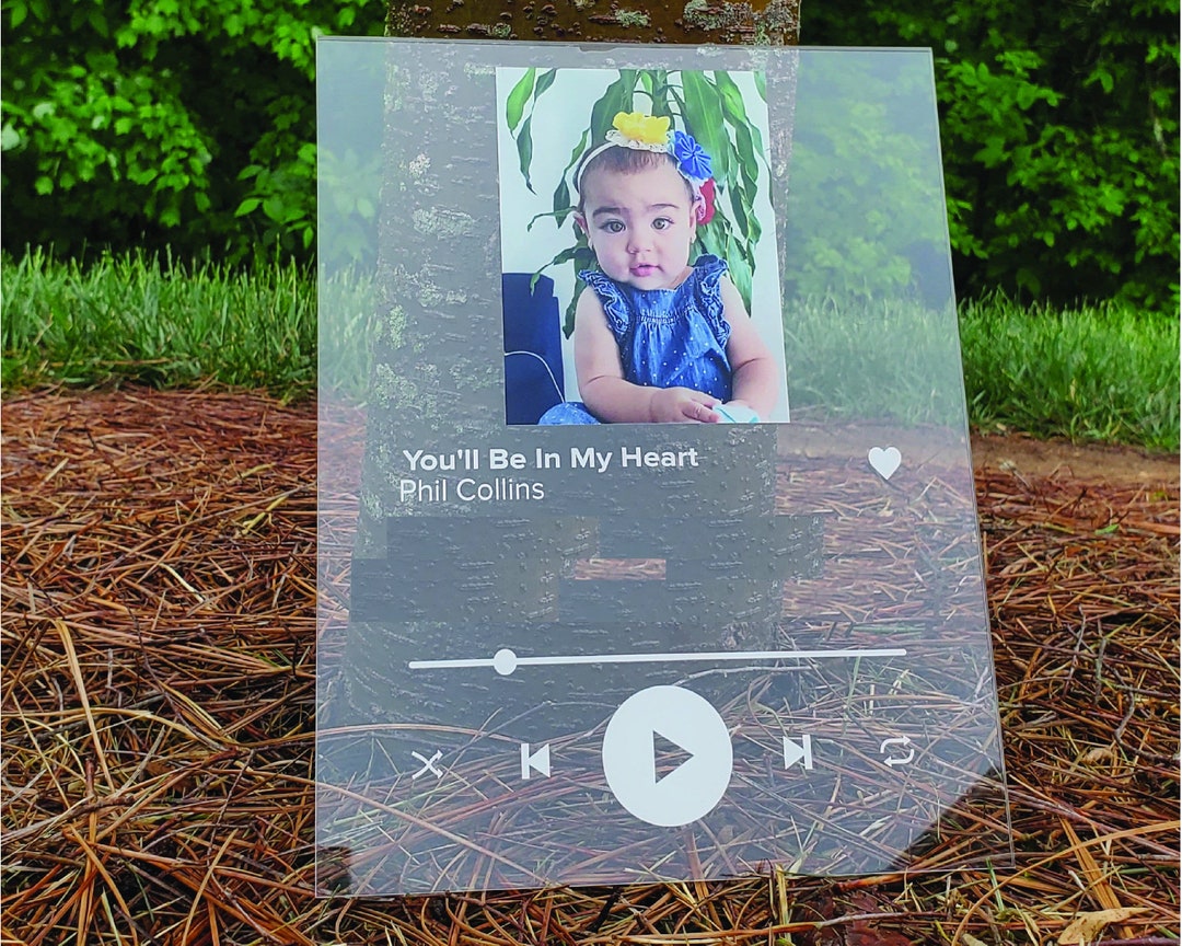 Custom Acrylic Music Plaque | 8x10 | Free Shipping | Best Gift for ...