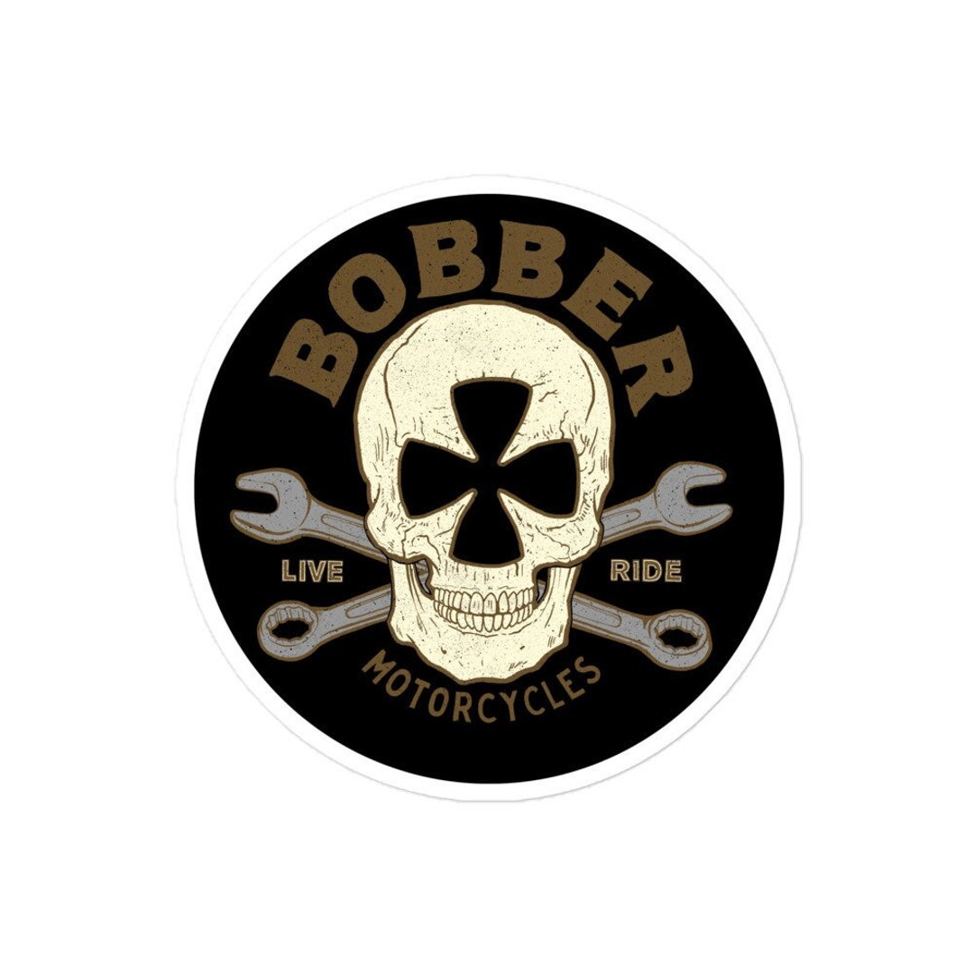 Bobber Motorcycle Stickers, Moto Vintage Stickers, Biker Dad Waterproof ...