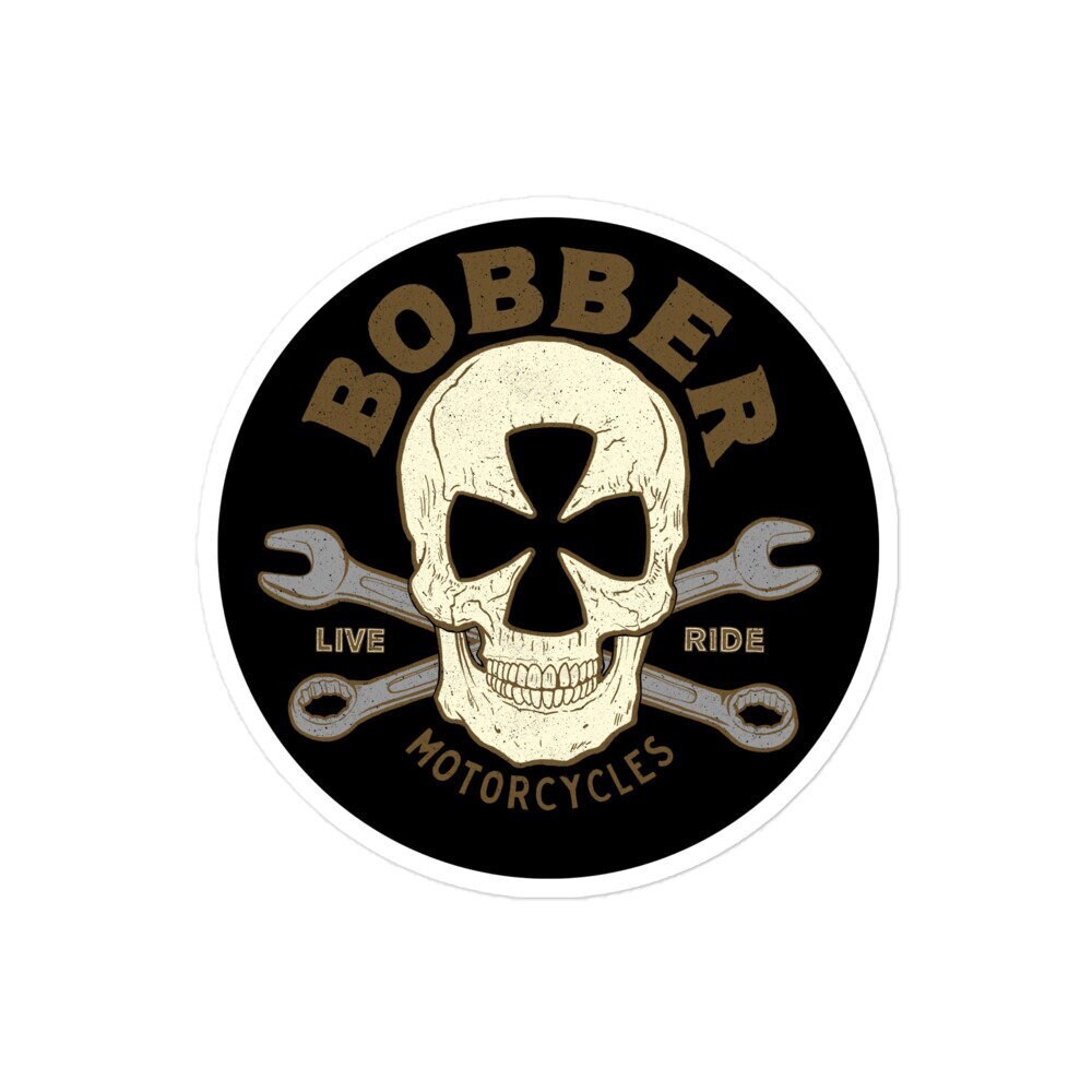Bobber Motorcycle Stickers, Moto Vintage Stickers, Biker Dad Waterproof ...