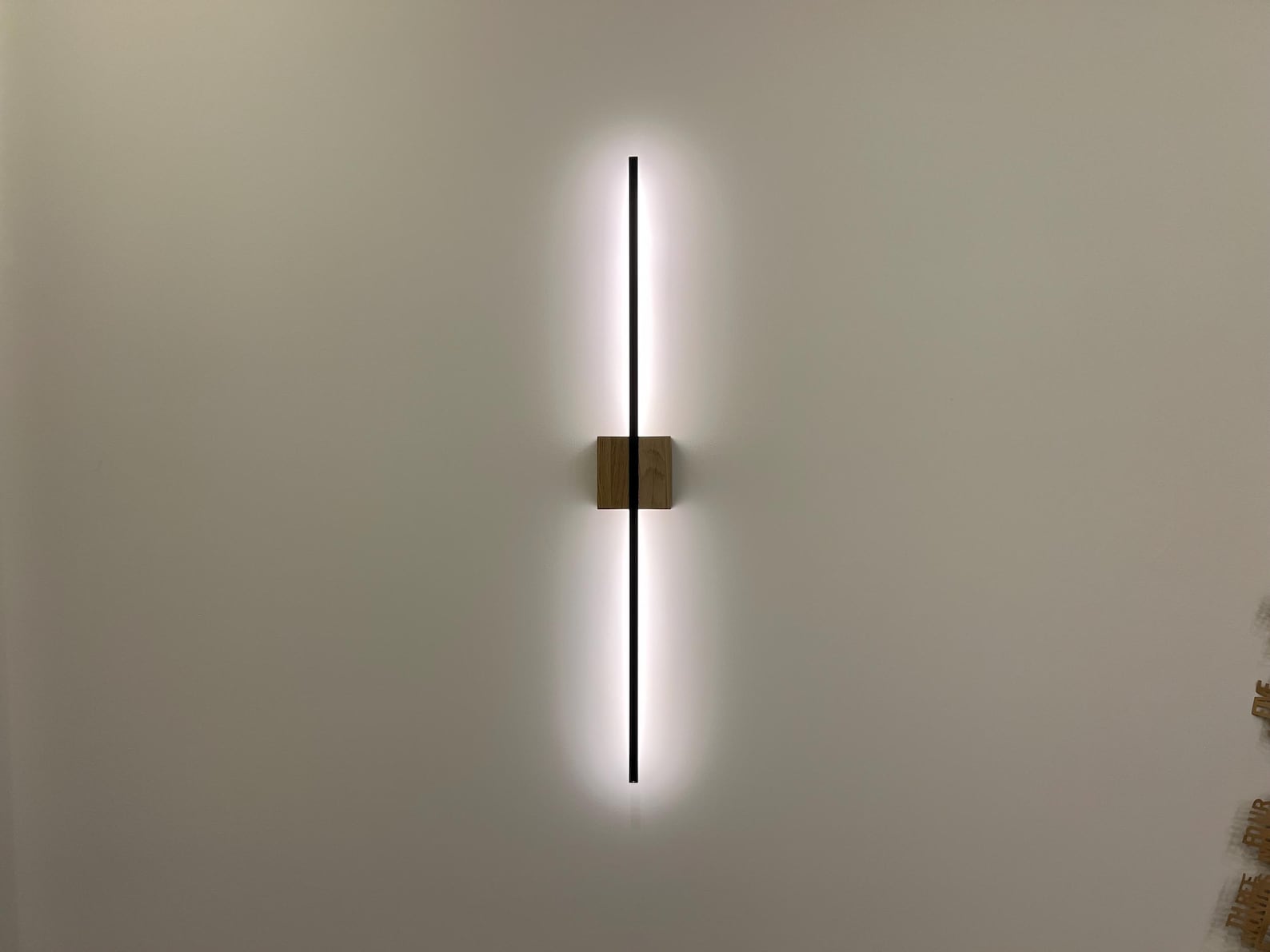 Modern Wall Lamp, Wooden Sconce, Minimalist Design Wall Light for Cosy ...