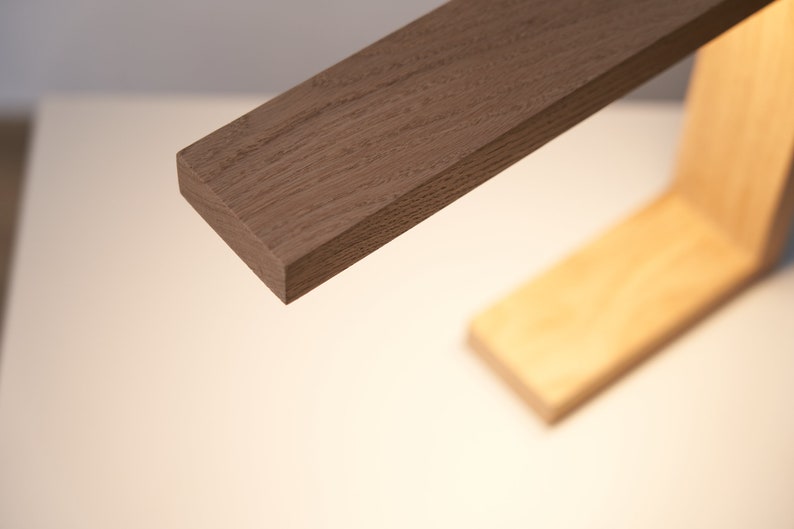 Modern Table LED Lamp Wooden Reading Lamp Wood Lamp Desk - Etsy