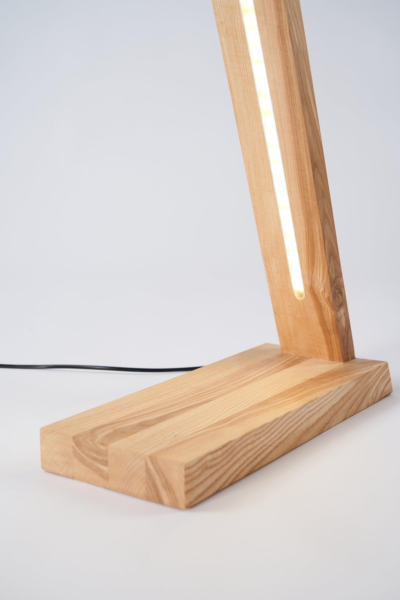 Wooden Floor Lamp Wooden Accent Lamp Wood Lamp Floor Light - Etsy