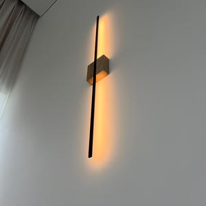 Modern Wall Lamp, Wooden Sconce, Minimalist Design Wall Light for Cosy ...