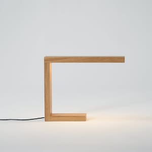 Modern Table LED Lamp, Wooden Reading Lamp, Wood Lamp, Desk Light ...