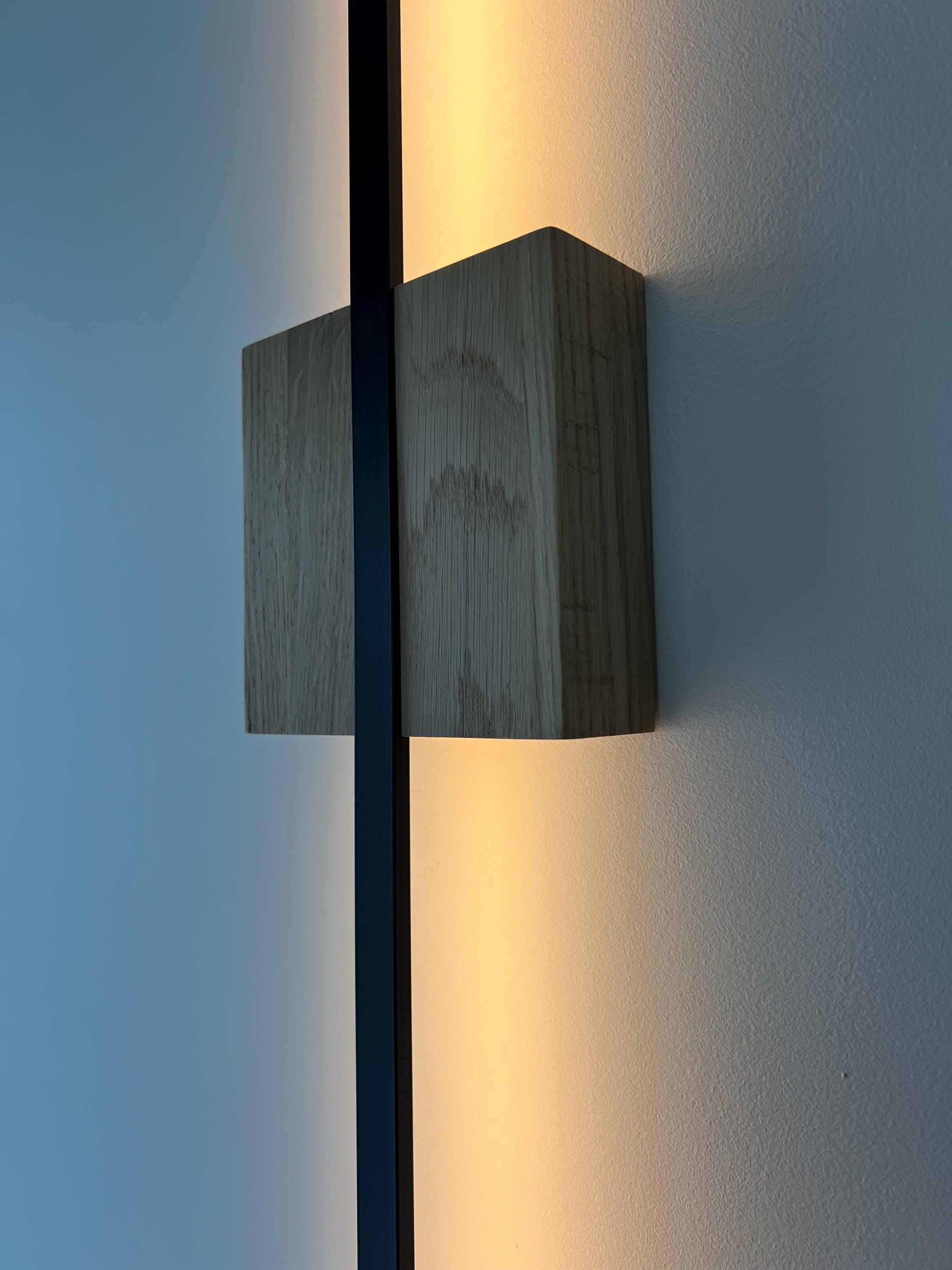 Modern Wall Lamp, Wooden Sconce, Minimalist Design Wall Light for Cosy ...