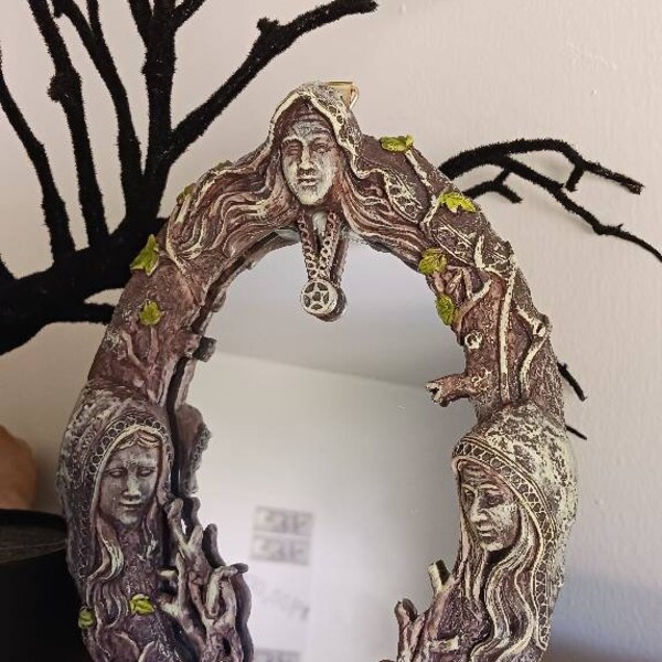 Triple Moon Mirror - Etsy