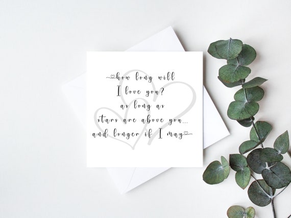 CUSTOMISED Song Lyric Card PERSONALISED First Dance Love Song - Etsy