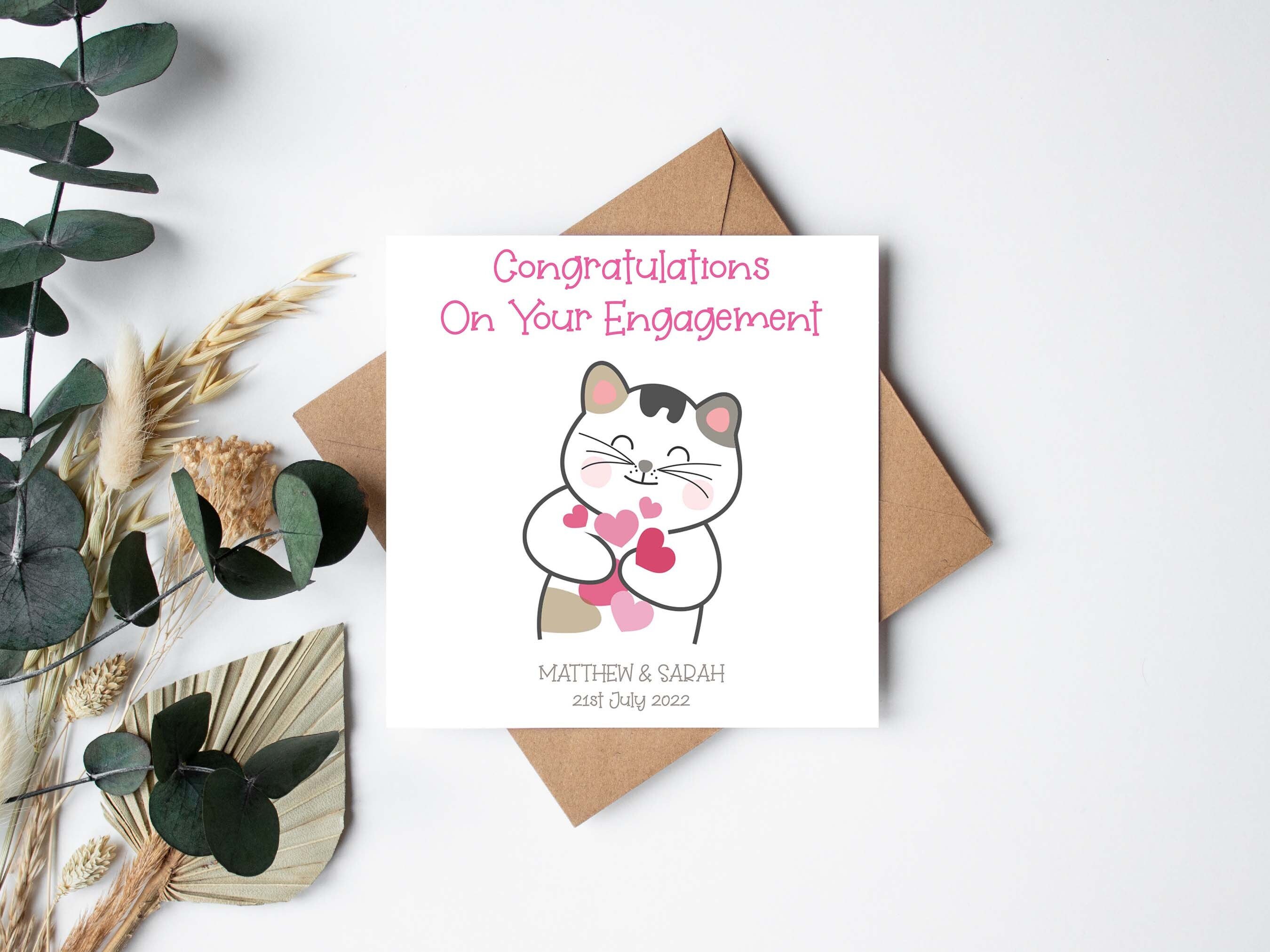 Congrats On Engaement Animal