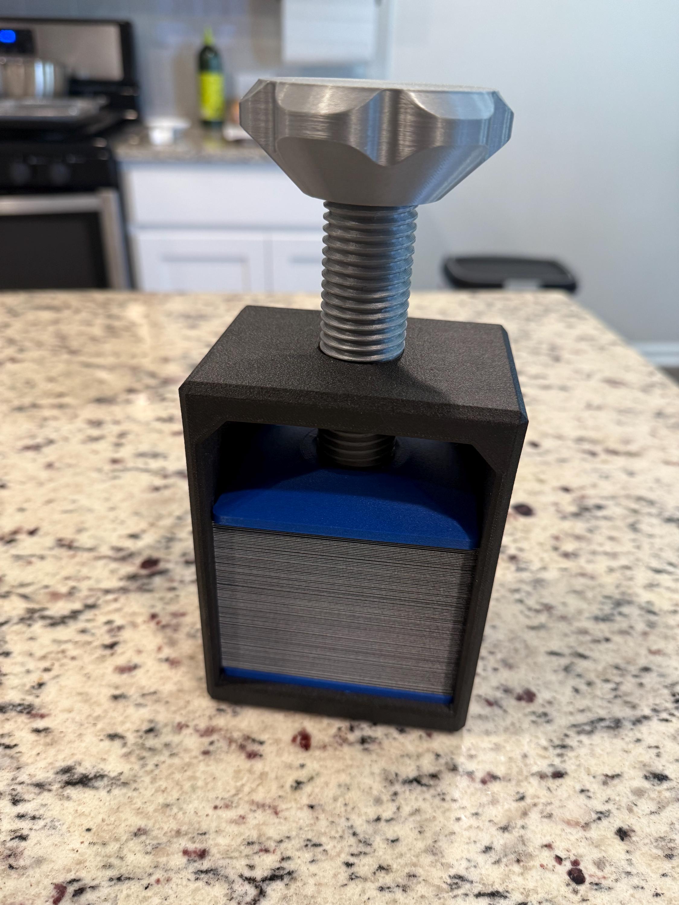TCG Deck Press - for Single or Double Sleeved Cards - Etsy