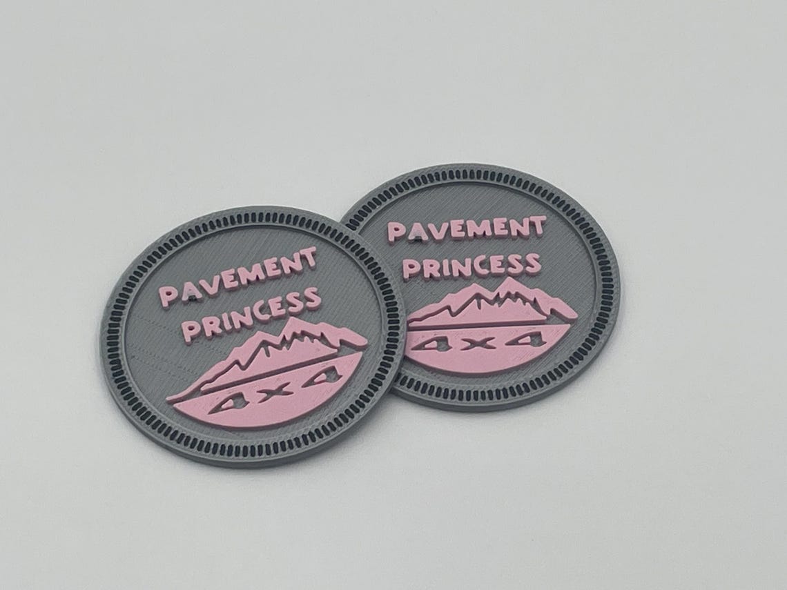 Pavement Princess Jeep Badge - Etsy