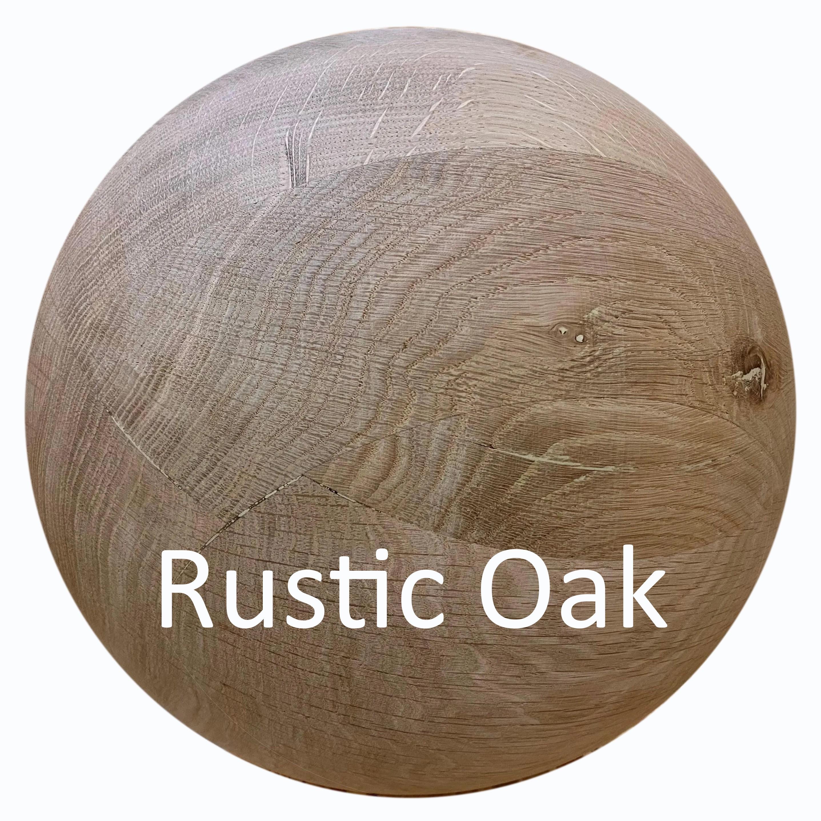 10.24" / 26cm Diameter Bespoke Wooden Ball, Natural Finish, Oak, Walnut ...