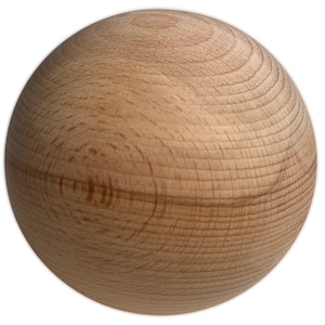 Wooden Ball 90mm / 9cm / 3.5 Inch Diameter Wooden Crafts Ball Sphere ...