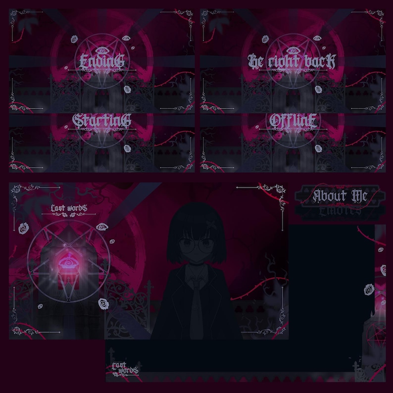 Summoning Animated Vtuber Stream Scenes. - Etsy