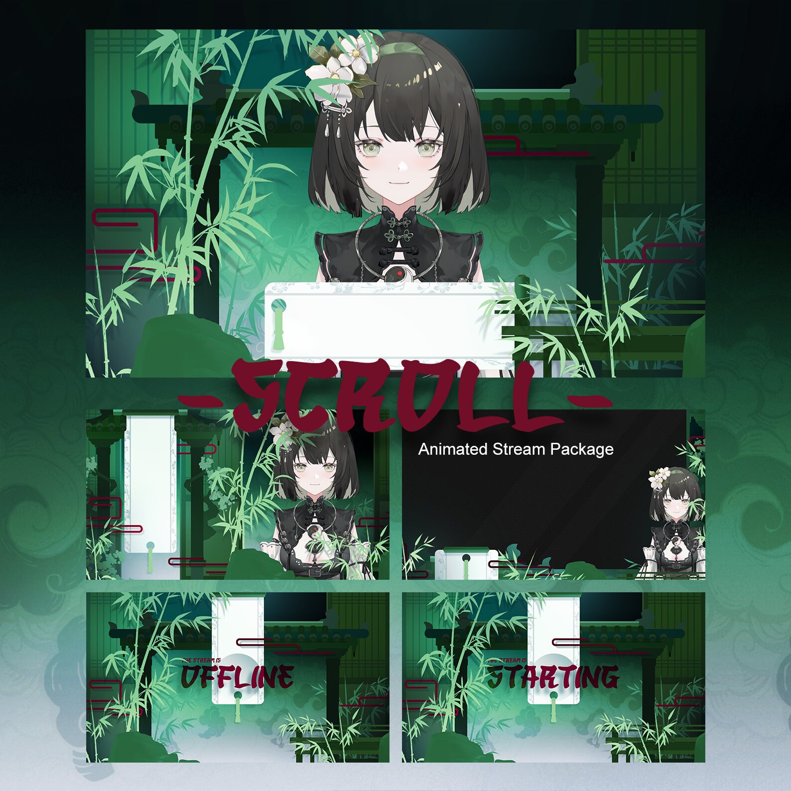 Scroll - Animated Vtuber Scenes - Etsy