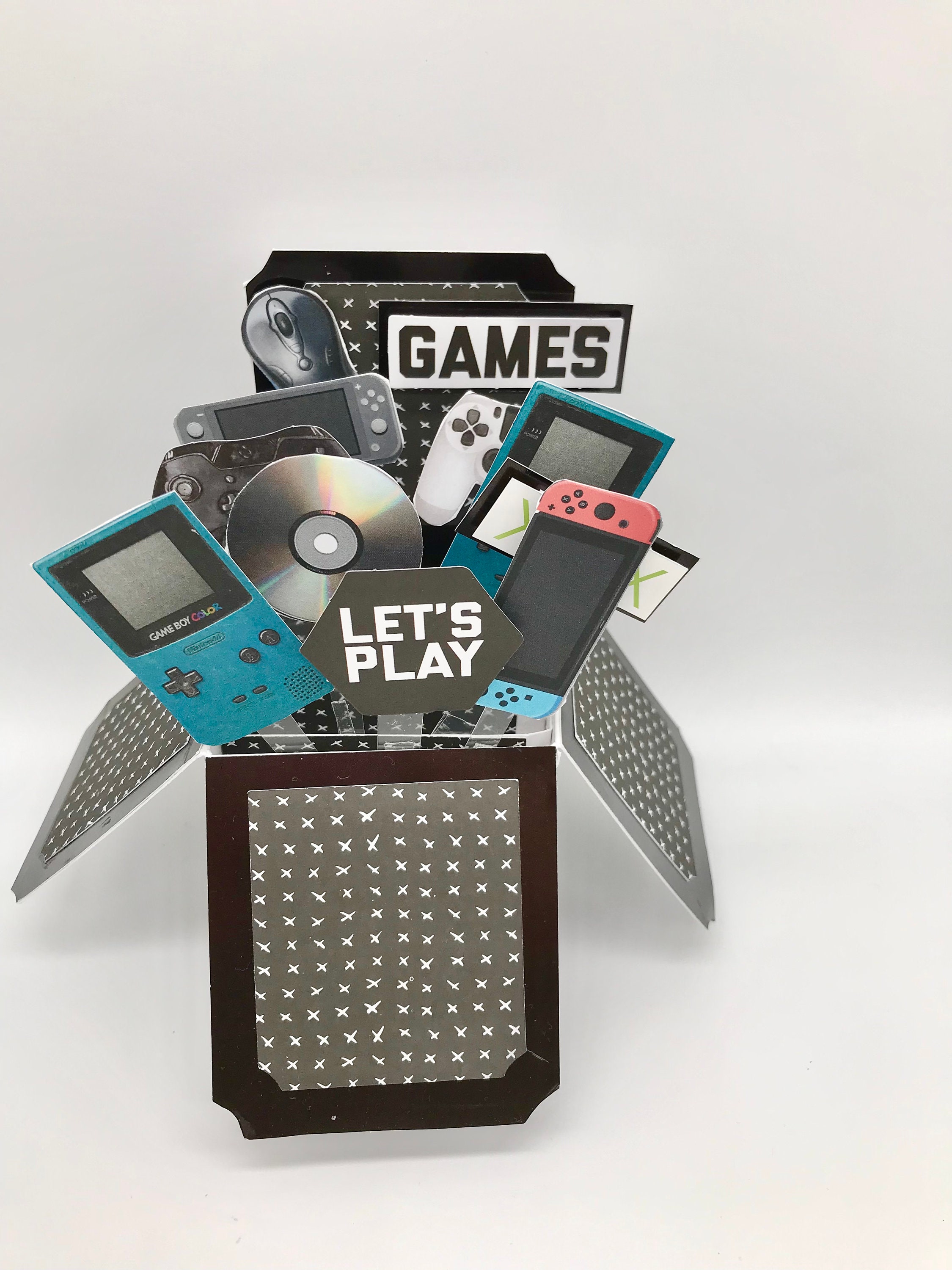 Games Console Birthday Pop up Greetings 3d Teen Boy - Etsy