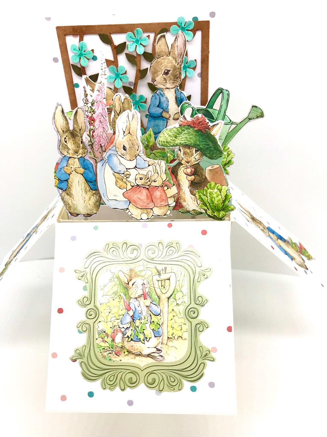 Peter Rabbit Pop up Greetings Card. - Etsy