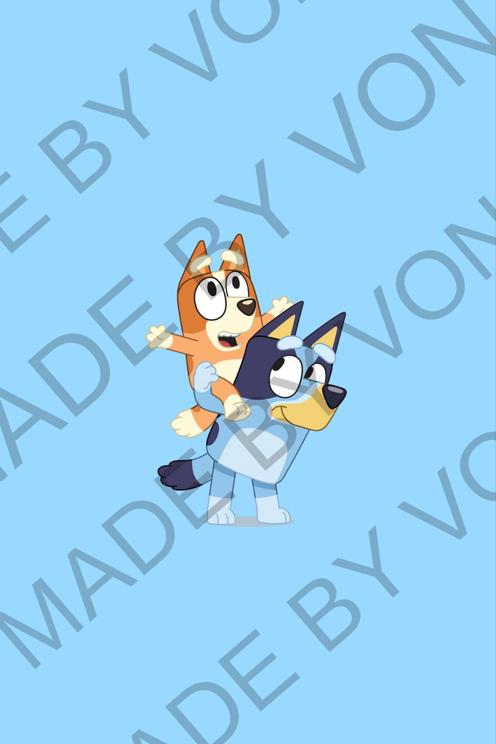 Bluey Composition Notebook Cover Template - Etsy