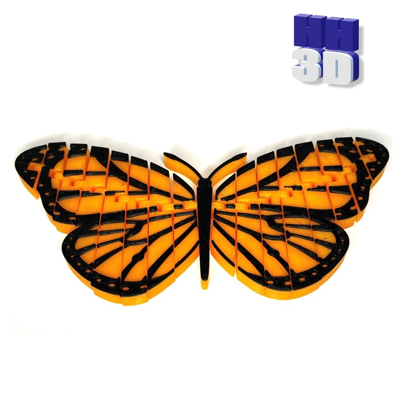 Articulated Butterfly-3d Printed Butterfly-fidget Toy - Etsy