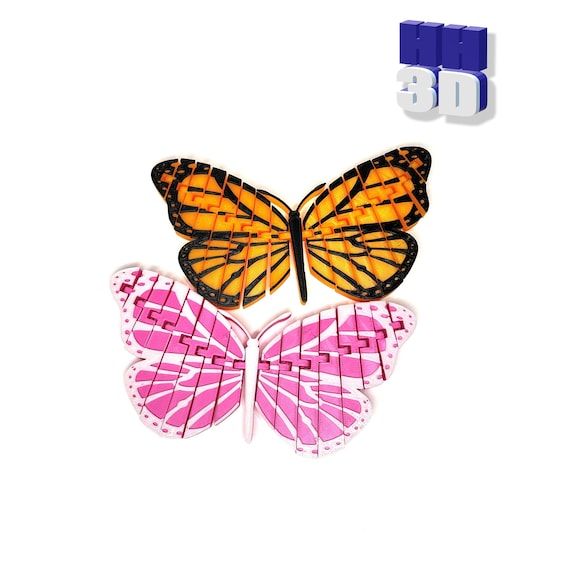 Articulated Butterfly-3d Printed Butterfly-fidget Toy | Etsy