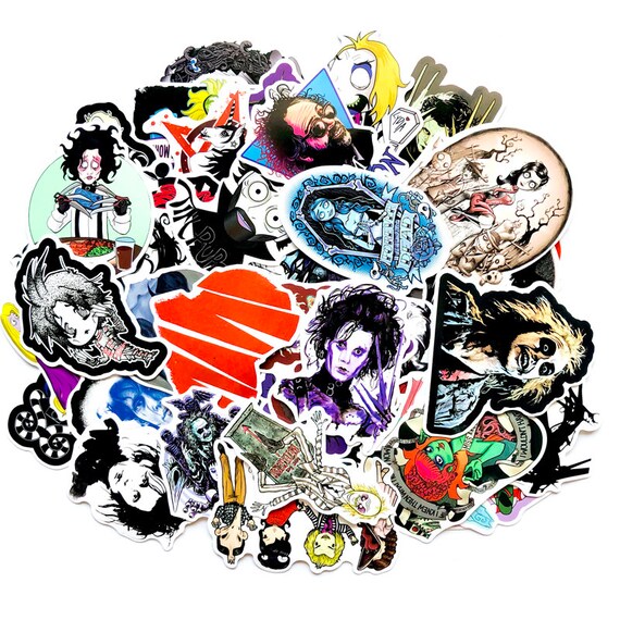 Tim Burton Stickers | Etsy