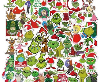 Grinch Stickers | Etsy