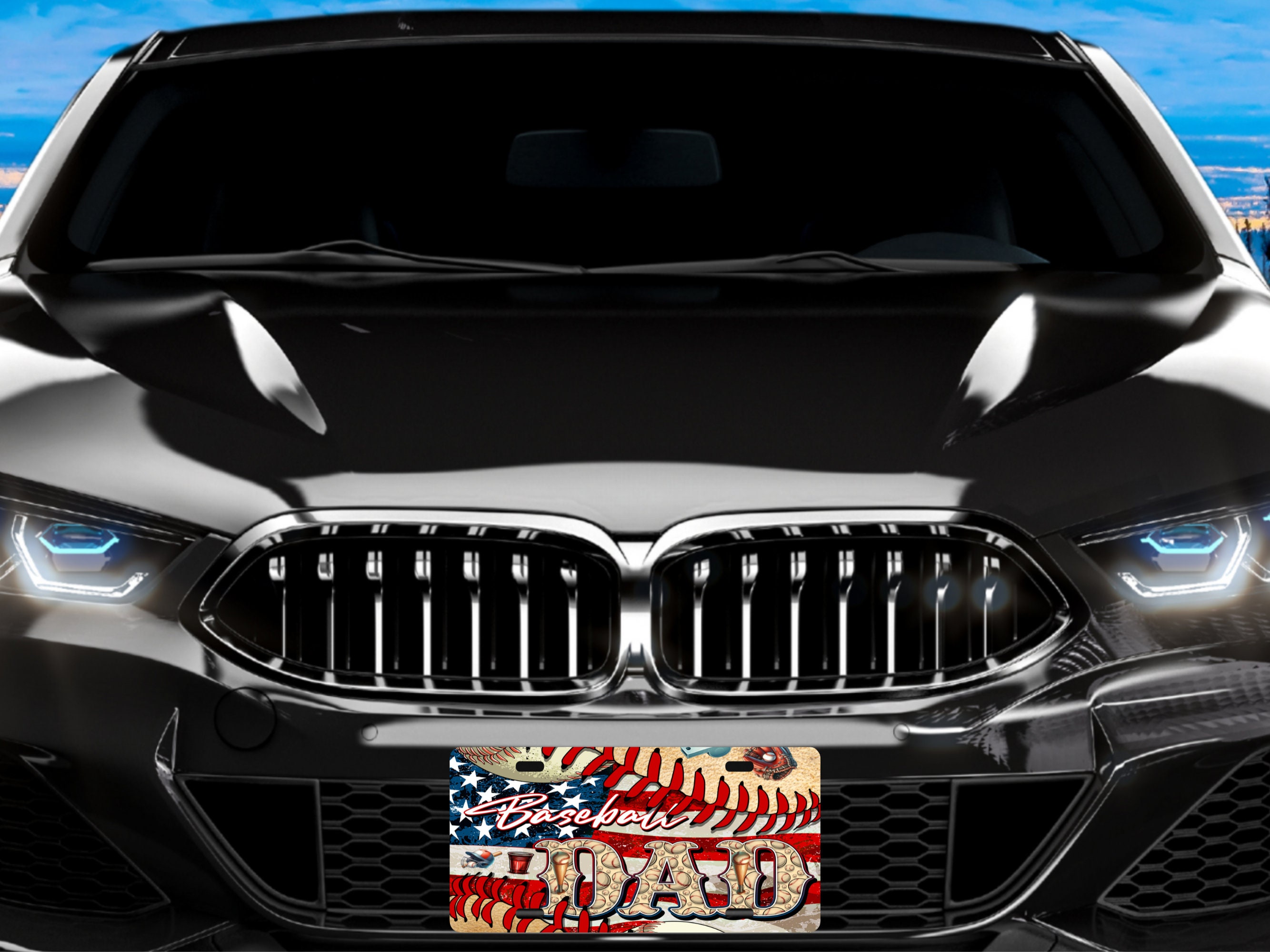 Baseball Dad License Plate Png, License Plate, Digital Download ...