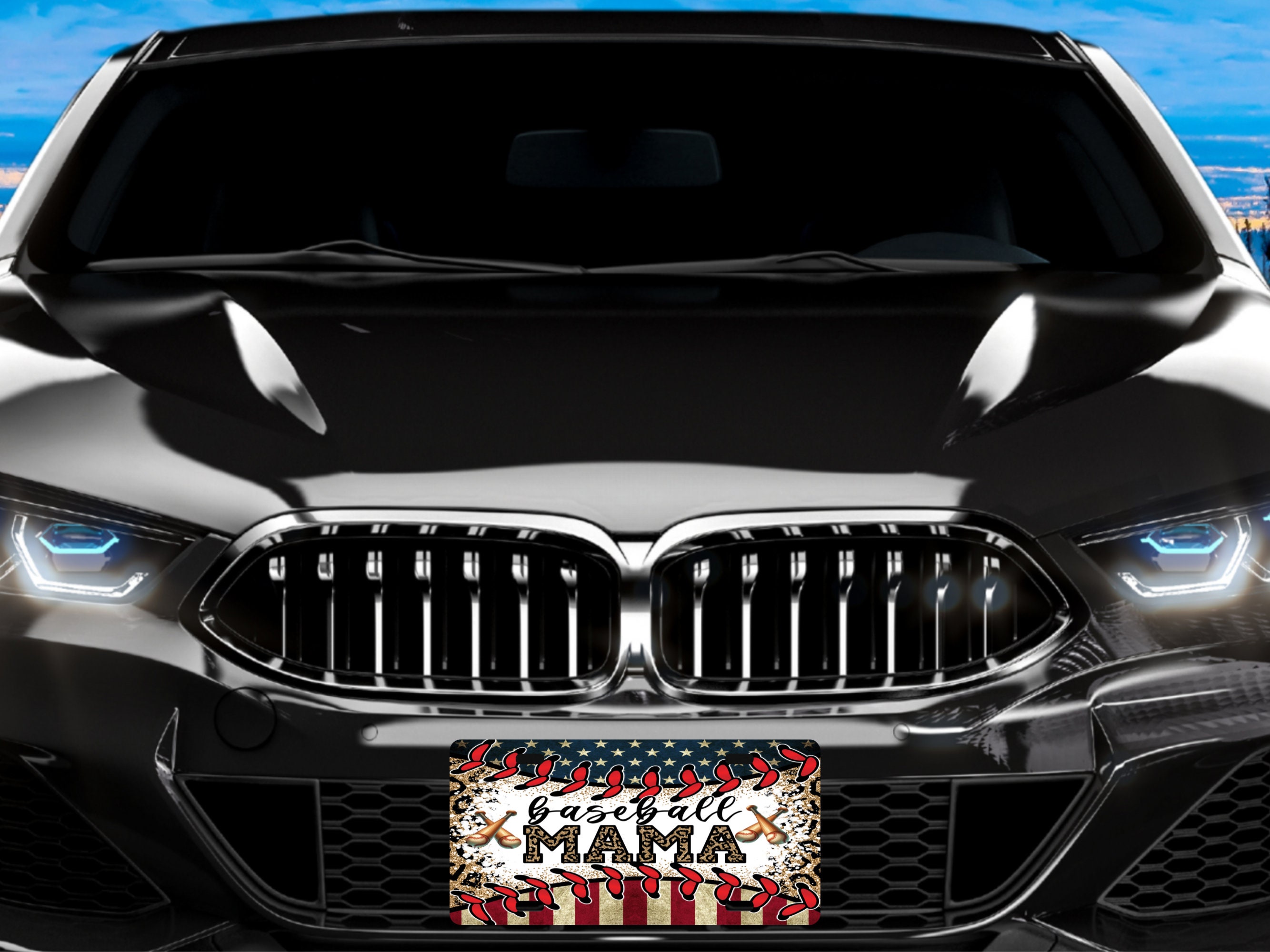 Baseball Mom - License Plate Sublimation Transfer Heat Transfer - Car ...