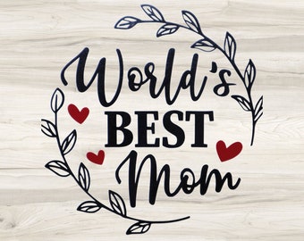 Best Mom Decal | Etsy
