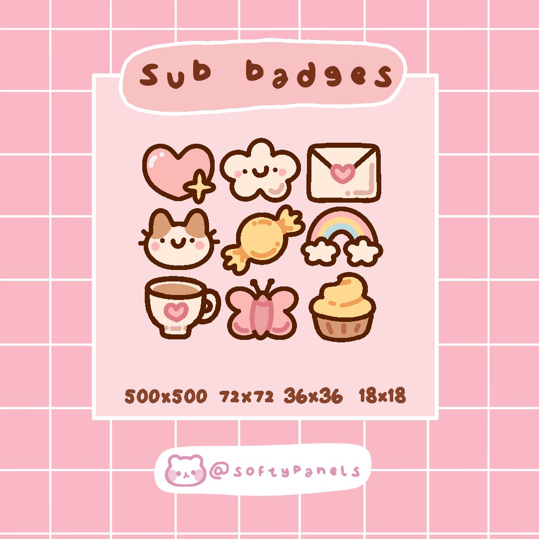Cutiepie Bitties V2: for Sub Badges / Twitch Bits / Discord ...