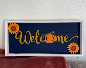 12 Fall Welcome Sign - Etsy