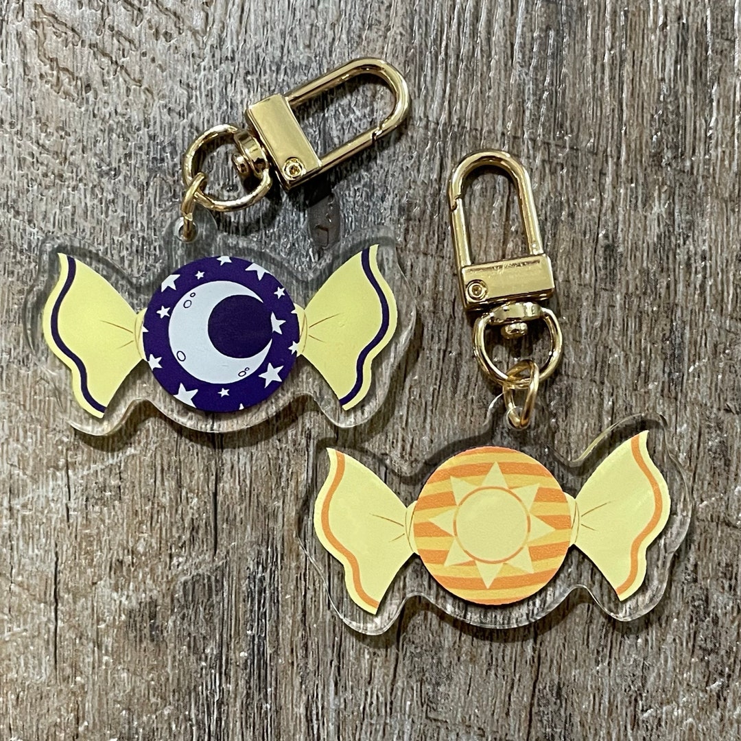 Fnaf SB Sun and Moon Candy Acrylic Charm - Etsy