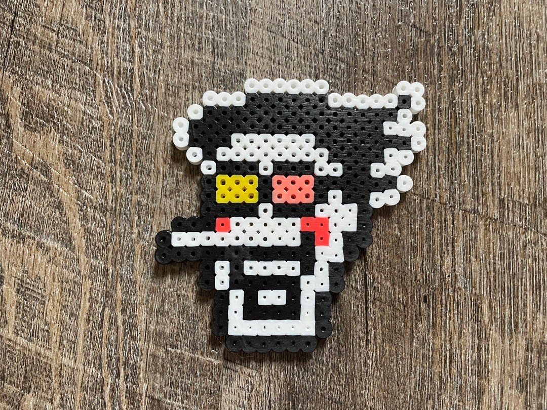 Spamton Deltarune Magnet Perler Sprite - Etsy