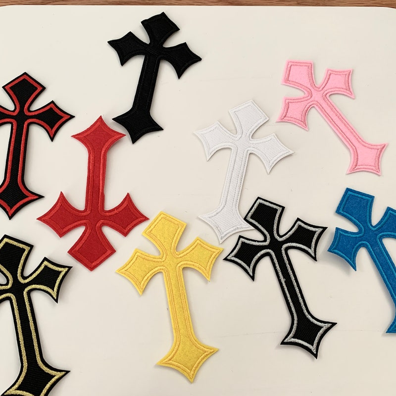 Chrome Heart Crosses Patches - Etsy