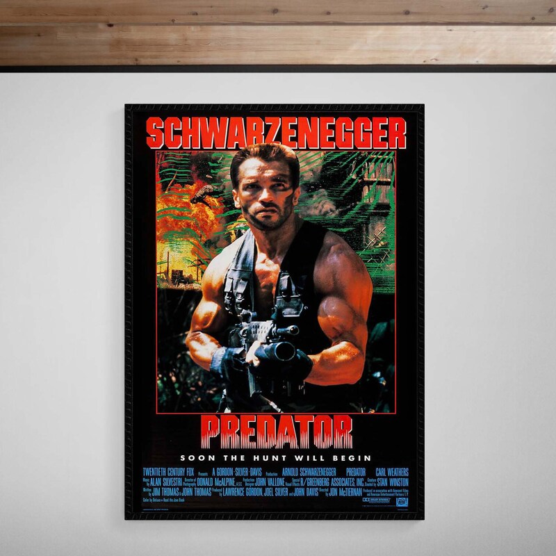 Predator Movie 1987 Poster - Etsy UK