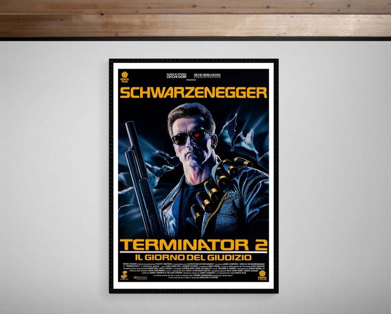 Terminator 2 1991 Italian Release Giclée Print - Etsy