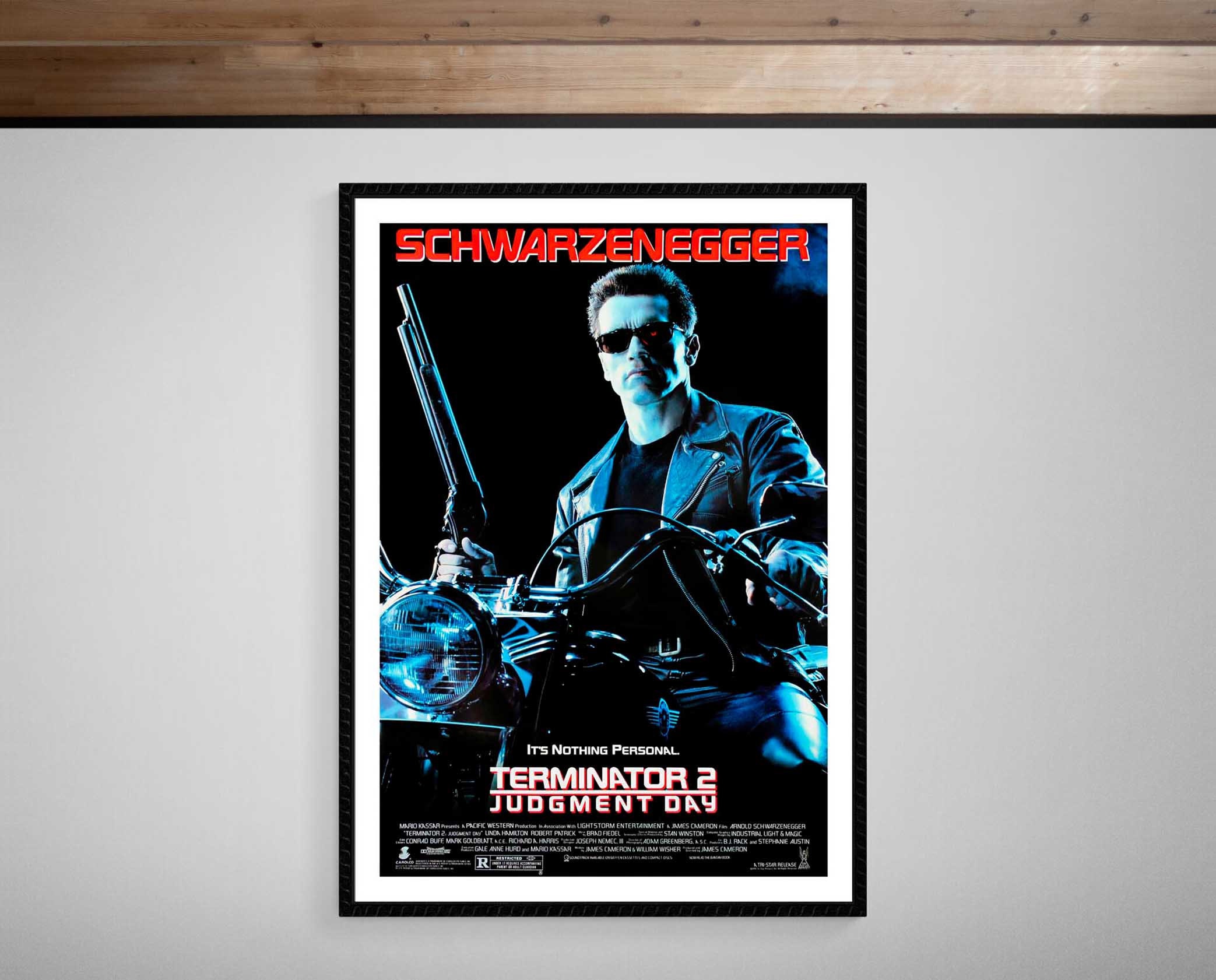 Póster The Terminator 2 El Juicio Final, Arnold Schwarzenegger ...