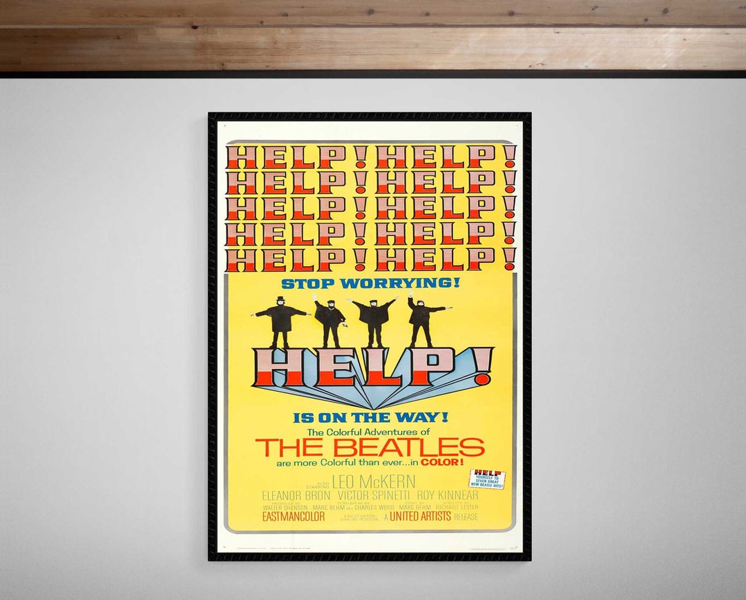 The Beatles • Help • 1965 • giclée Print - Etsy